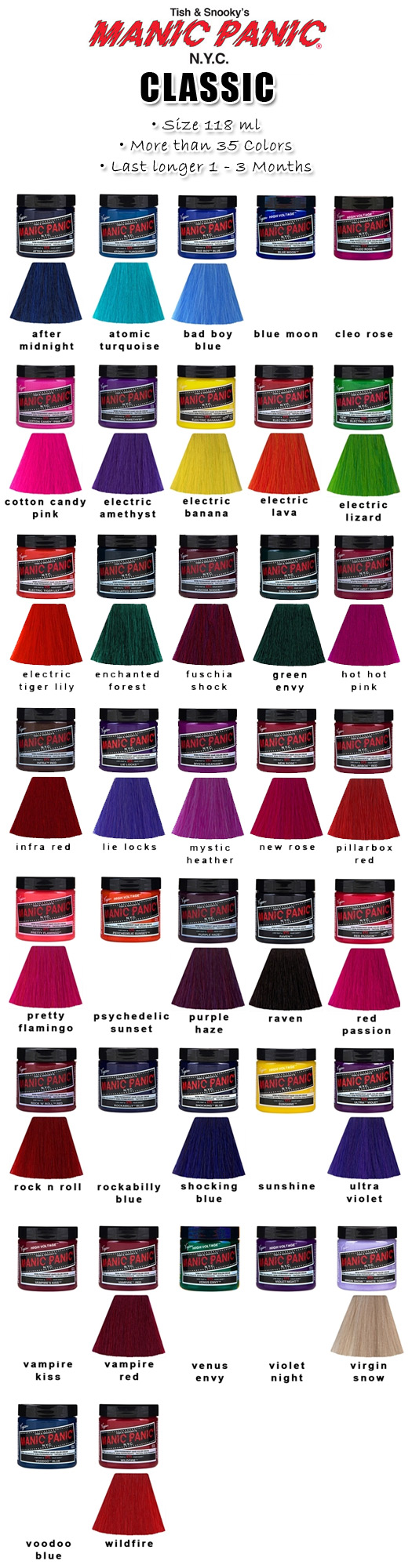 Manic Panic Store - Jual Manic Panic Ready Stock Di Jakarta | CERITA ...